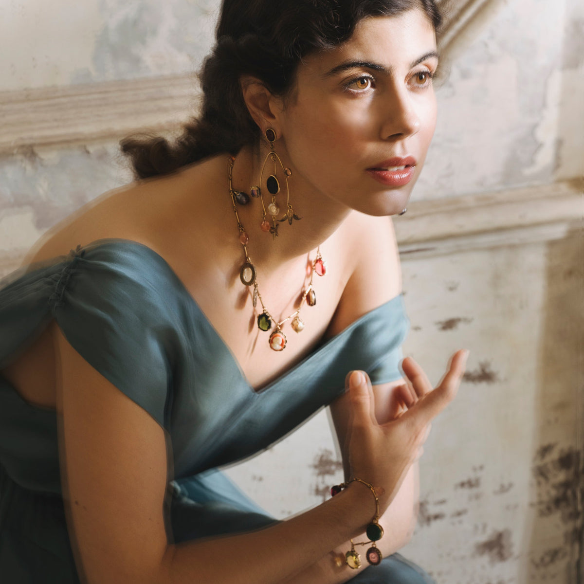 Museum Jewelry Collection Antiqued Gold Fallen Aristocrat – FALLEN ...