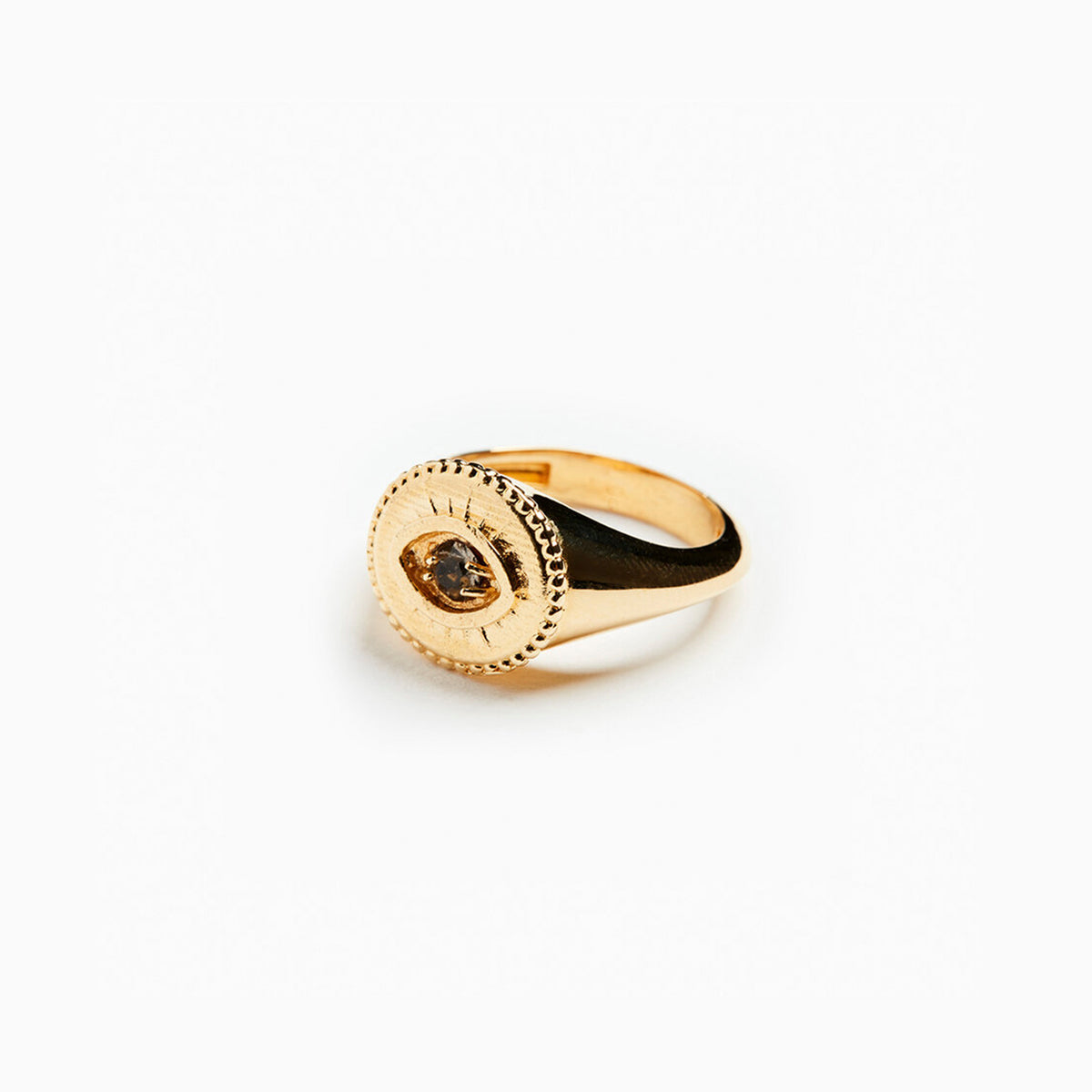 Evil Eye Signet Ring – FALLEN ARISTOCRAT