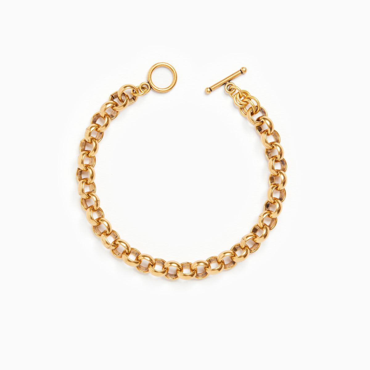 Rolo Chain Bracelet, Antiqued Gold – FALLEN ARISTOCRAT