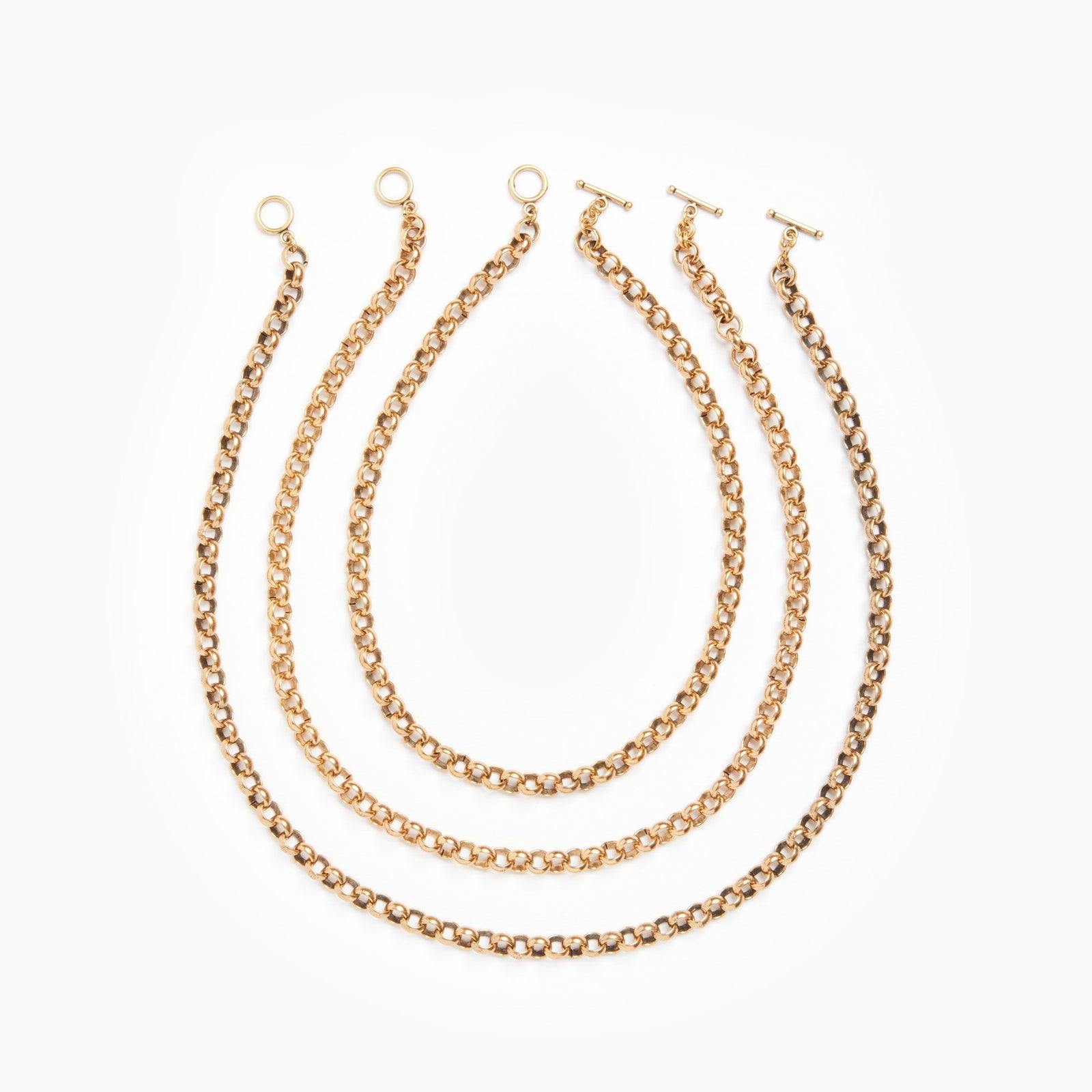 Rolo Chain Necklace, Antiqued Gold – FALLEN ARISTOCRAT